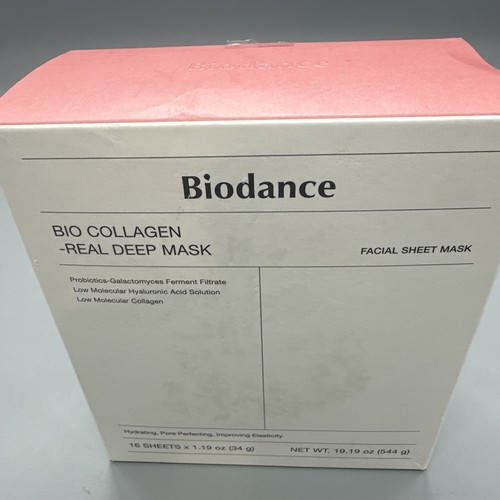 BIODANCE Bio-Collagen Real Deep Mask 16 SHEETS Exp 09/2027 Sealed Box ...