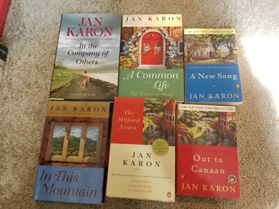 Jan Karon 8 Book Lot - The Mitford Years, Out to Canaan, A New Song ...