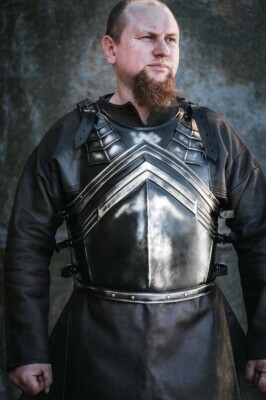 Medieval LARP Steel Armor - Dwarven Cuirass-Chest-Back Armor ...
