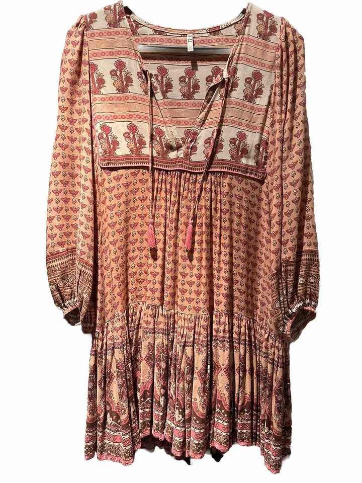 Spell And The Gypsy Collective Tunic Dress In Peach Size XS NWT | eBay