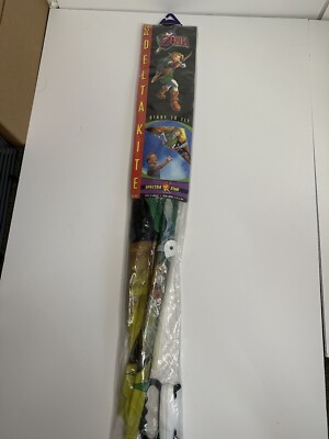 Vtg 1999 The Legend of Zelda Ocarina of Time KITE Spectra Star Nintendo ...