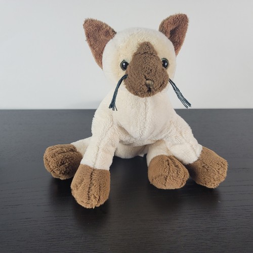 GANZ WEBKINZ SIAMESE CAT KITTEN PLUSH STUFFED ANIMAL No. HM160 - NO ...