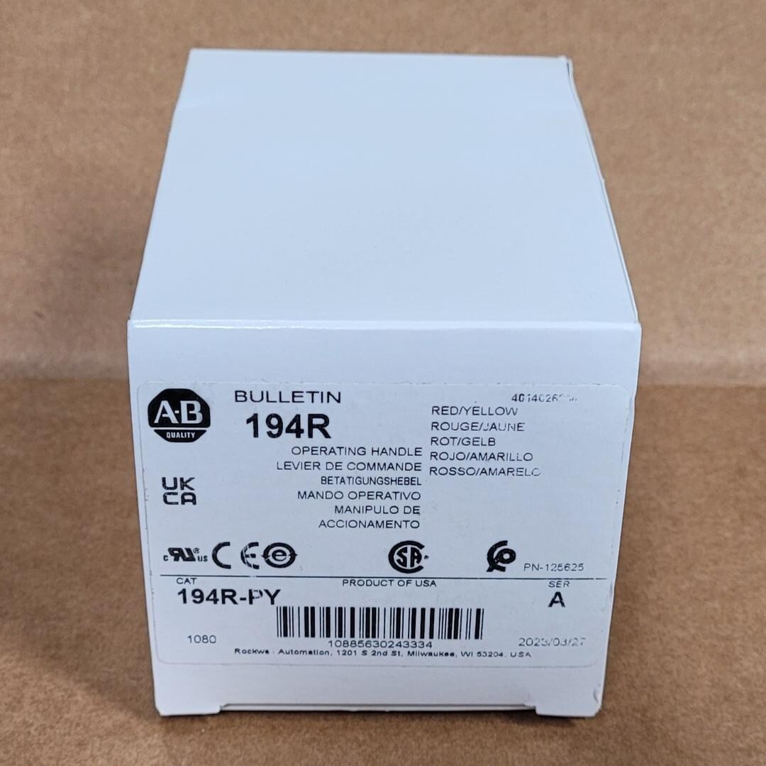 New Allen-Bradley 194R-PY Operating Handle, Red/Yellow | eBay