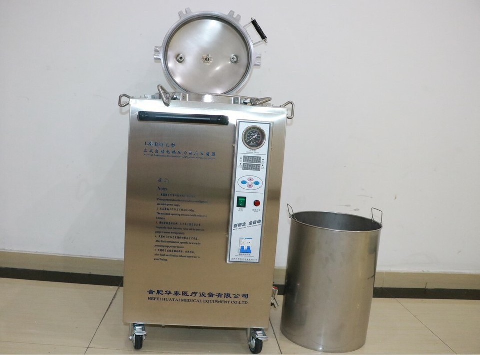LX-B35L 35L Digital High Pressure Steam Sterilizer Heating Autoclave ...