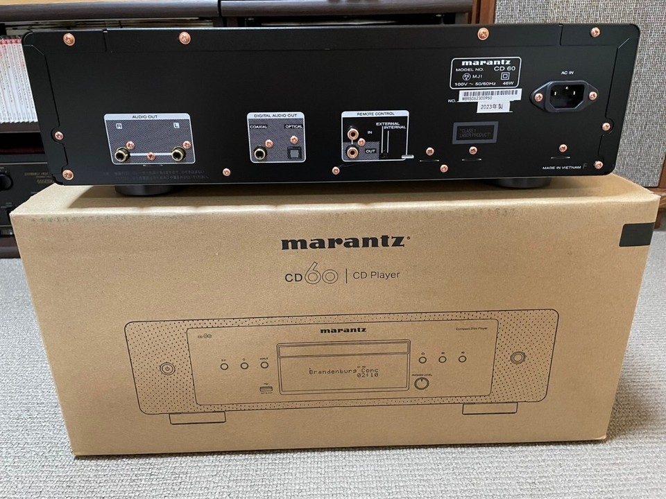 Marantz CD60 FB CD Player Black HDAM-SA2 Full Discrete High-res AC 100V ...