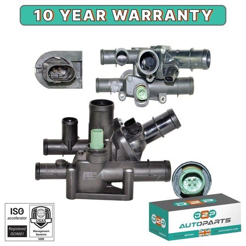 FOR VW BORA GOLF MK4 POLO 1.6 THERMOSTAT WITH HOUSING + SENSOR ...