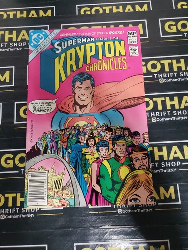 Krypton Chronicles #1 Superman 1981 DC Comics DC Comic Vintage | eBay