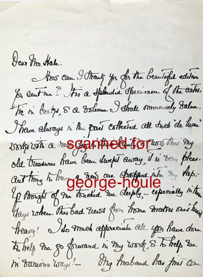 JULIA DENT GRANT - LETTER - AUTOGRAPH - 1920 - ULYSSES S. GRANT ...