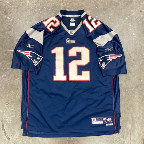 VTG Reebok Tom Brady #12 New England Patriots Authentic Jersey Premier ...
