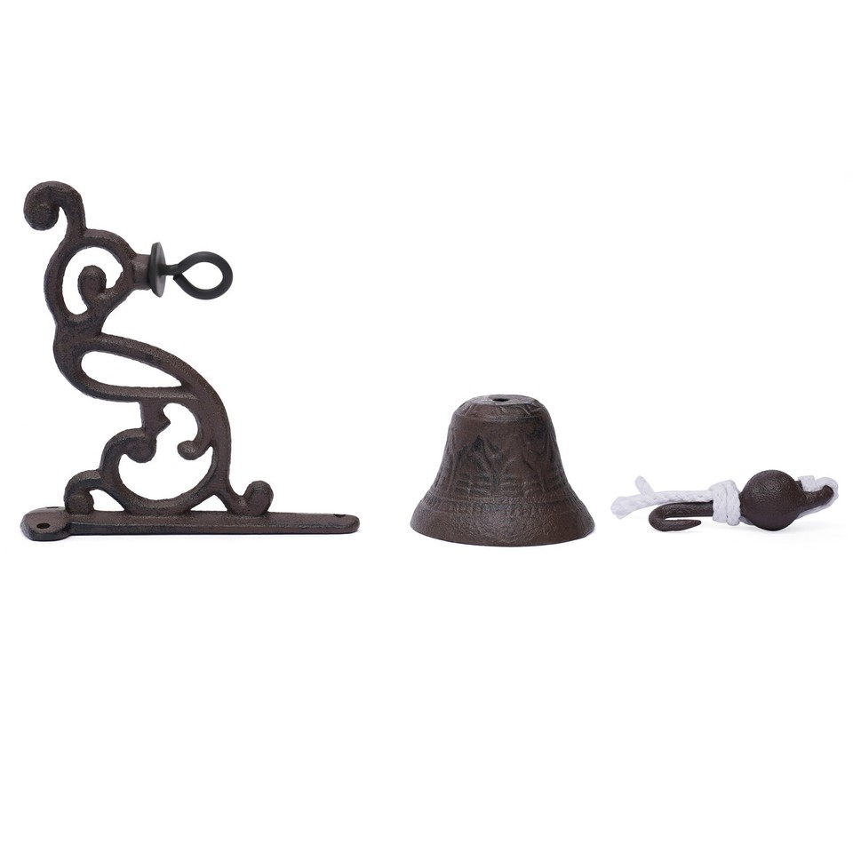 Cast Iron Door Bell Wall Mounted Outside Decorative Accent Bells for ...