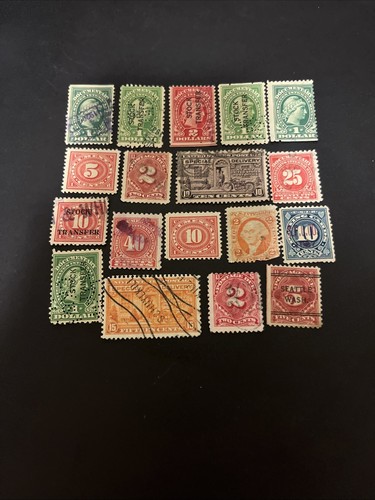 18 US Revenue BOB M/U Stamps- Lot A-79546 | eBay