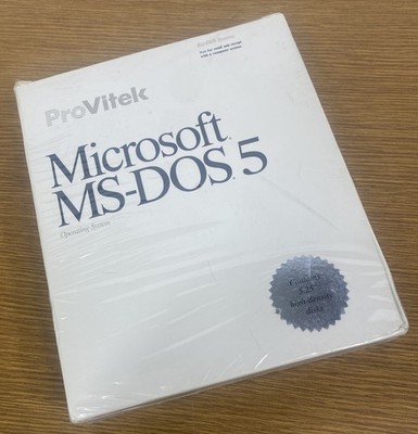 VTG Provided Microsoft MS-DOS.5 For DOS Operating Systems-New Sealed | eBay