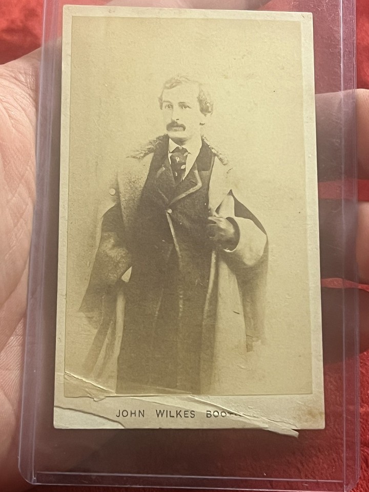 John Wilkes Booth Original Civil War CDV Photo Gutman #20 CD Fredricks ...