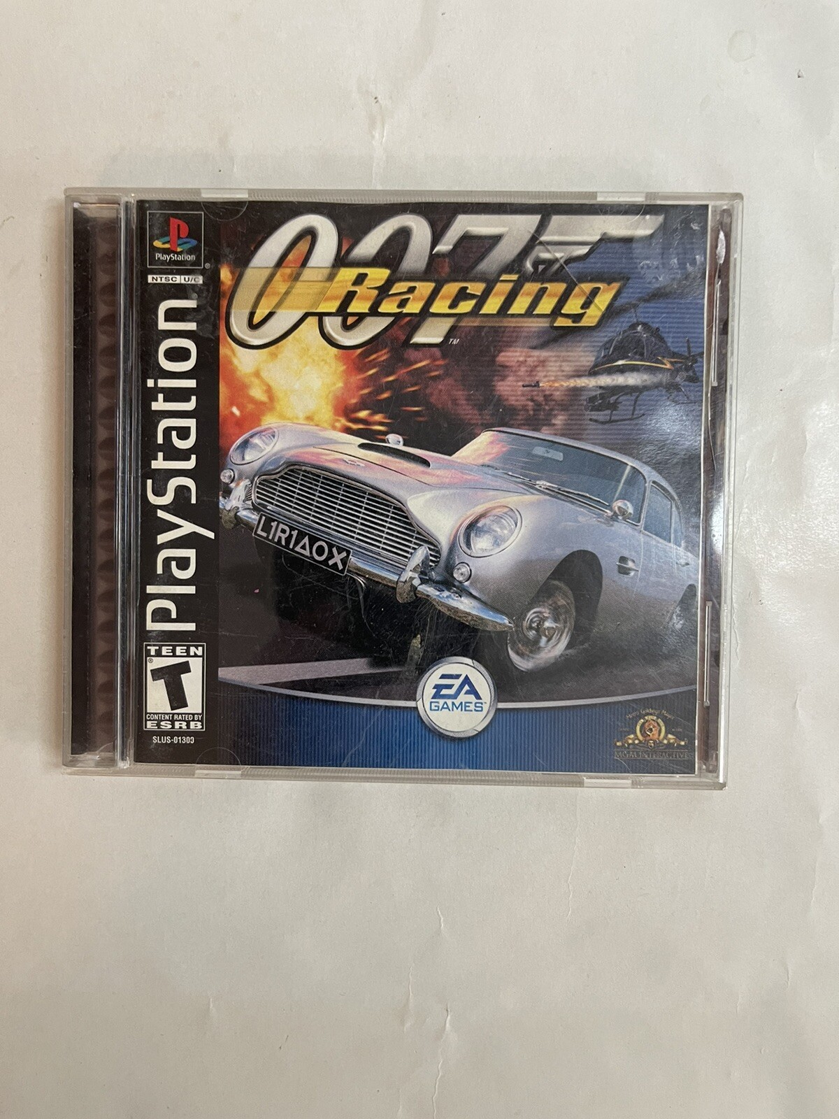 007 Racing Sony PlayStation 1 2000 PS1 Black Label Complete James Bond ...