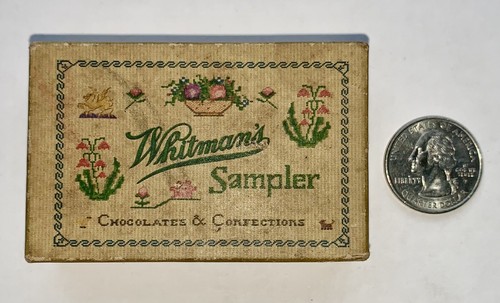 Vtg Whitman's Sampler Chocolate Dealer Sample Candy Advertising Box ...