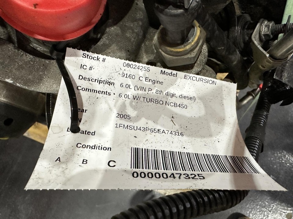 2005 FORD EXCURSION ENGINE 6.0L POWERSTROKE MOTOR 339K | eBay