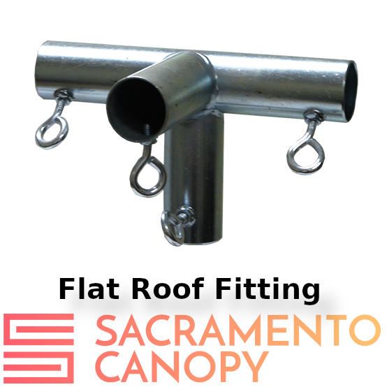 Carport & Greenhouse EMT Canopy Fittings Kits, Low Peak, Slope, & Flat ...