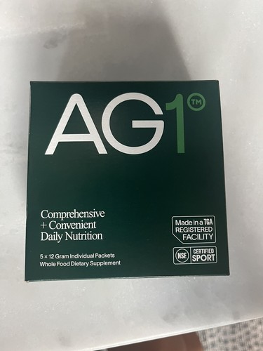 Athletic Greens AG1 -Comprehensive Daily Nutrition Supplement, 5x12 ...