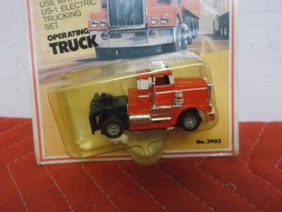 TYCO HO SEMI SLOT TRUCK CAR 3903 US-1 ELECTRIC TRUCKING NOS NEW ON CARD ...