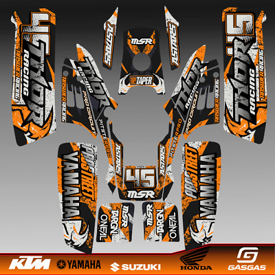 yamaha warrior 350 decals graphics stickers full kit atv | eBay