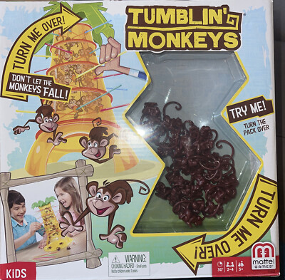 Tumblin’ Monkeys by Mattel NIB Factory Sealed Ages 5+ Players 2-4 | eBay