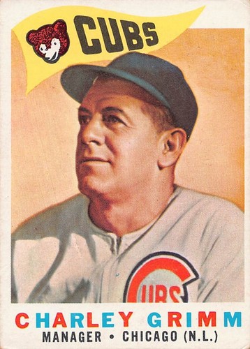 1960 Topps #217 Charley Grimm - Chicago Cubs Manager | eBay