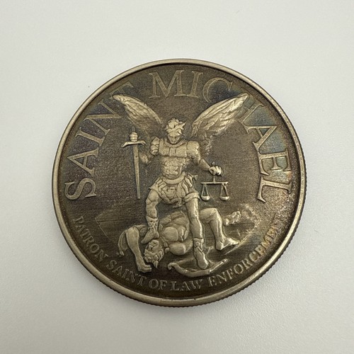 Police Law Enforcement St. Michael Challenge Coin FF1 | eBay