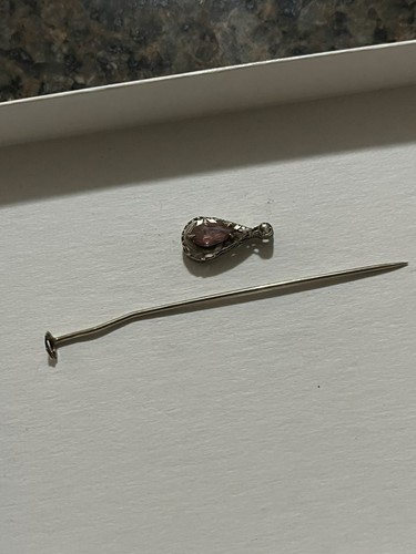***BROKEN*** 14K Lapel Pin With Jewel Piece | eBay