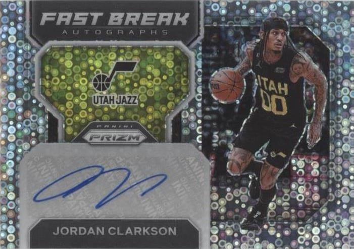 2022-23 Panini Prizm - Fast Break Autographs Jordan Clarkson #FB-JCJ ...