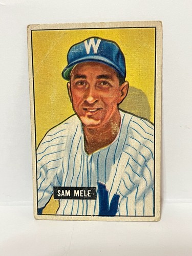 1951 Bowman Baseball Card #168 Sam Mele (Vg) | eBay