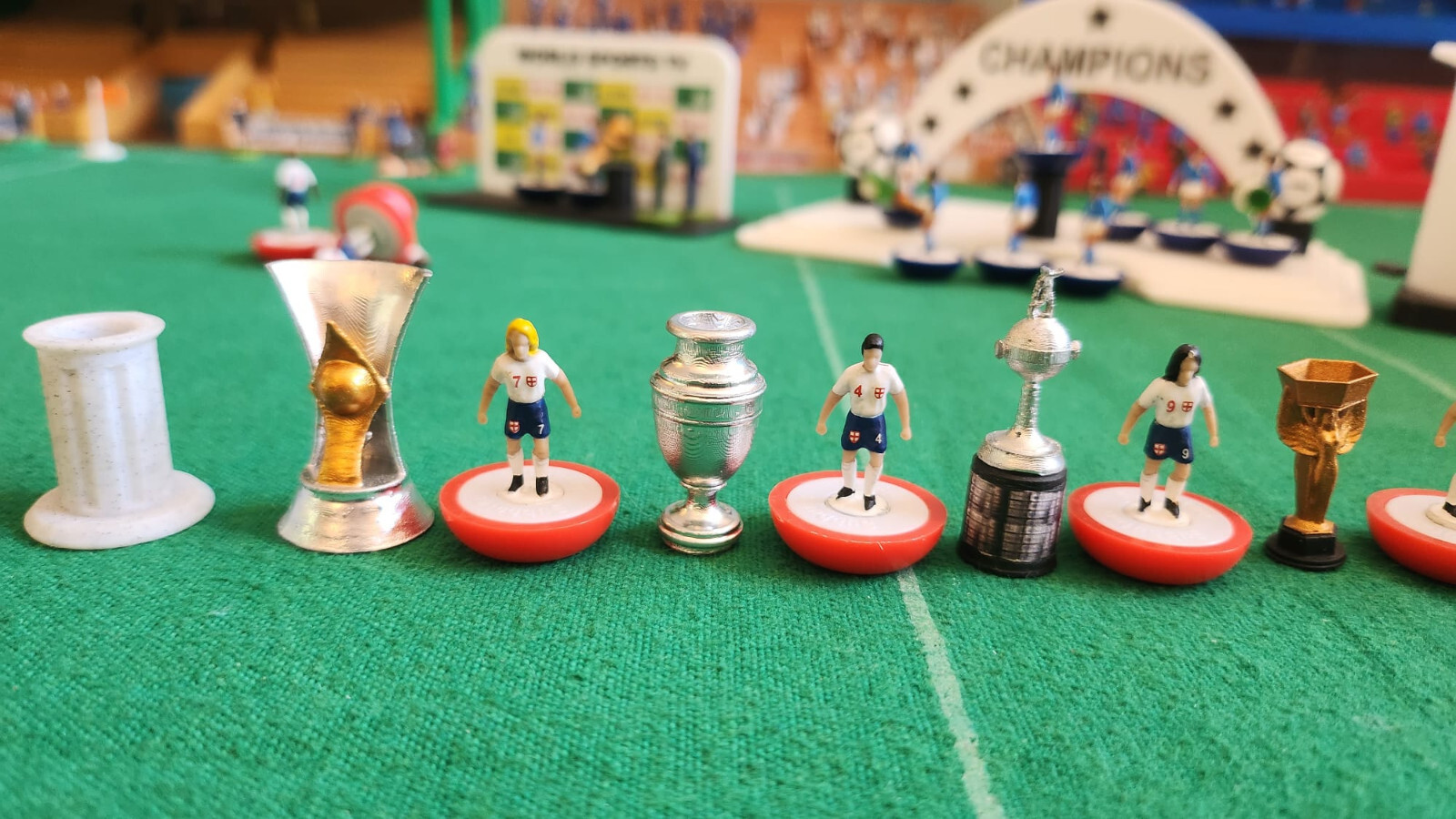 EIGHT 8 "SPECIALS" SUBBUTEO TROPHY SET WITH DISPLAY PODIUM SET TWO | eBay