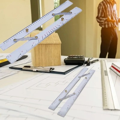 Sea Chart Measuring Plotter Parallel Ruler Transparent Straightedge For ...