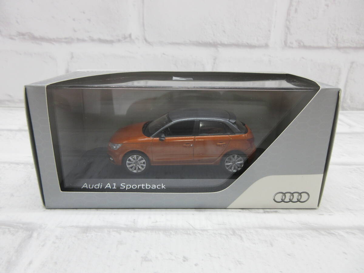 Diecast Car 1/43 Audi A1 Sportback Samoa Orange Dealer Genuine Model ...