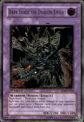 Dark Blade The Dragon Knight (RDS-EN035)- 1st Ed Ultimate Rare - *FREE ...