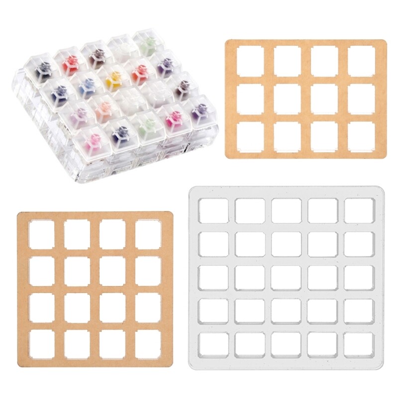 for Cherry MX Keyboard Switches Tester Base 12/16/25 Switches Acrylic ...