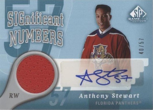 2005-06 SP Game Used Edition - Significant Numbers #SN-ST Anthony ...