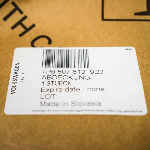 Genuine VW Touareg R-Line Front Bumper Left Fog Light Trim Black ...