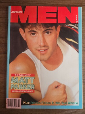 Advocate Men Feb 1987, VINTAGE Gay Magazine, Mandate, Gorgeous Male ...