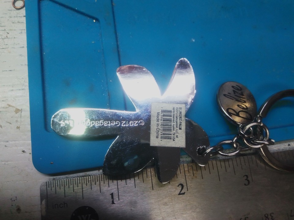 Belize Keychain - Chrome Ring | eBay