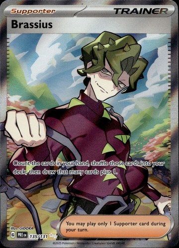 Brassius 135/131 Ultra Rare Prismatic Evolutions Multi Item Discount NM ...