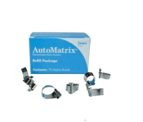 Dentsply AUTOMATRIX Retainerless Matrix System 72 Bands Pack MEDIUM ...