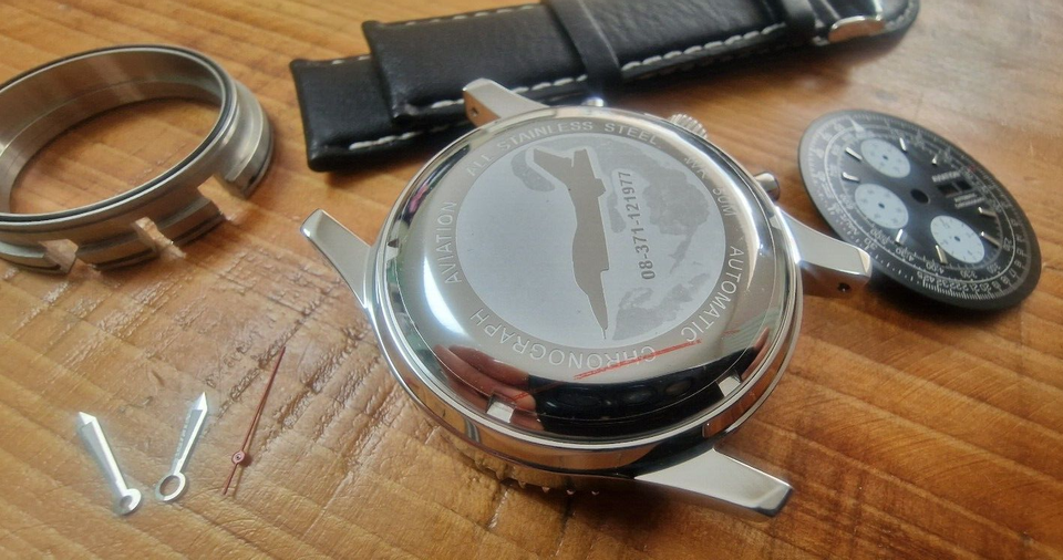 Aviation Watch kit for ETA Valjoux 7750 swiss made movement full set ...