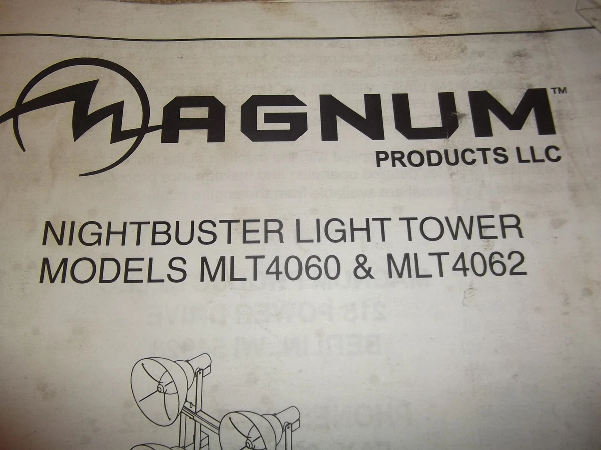 Magnum 4060 Light Tower Parts | Shelly Lighting