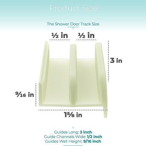 Sliding Shower Door Bottom Guide M 6219 Glass Shower Door Track ...