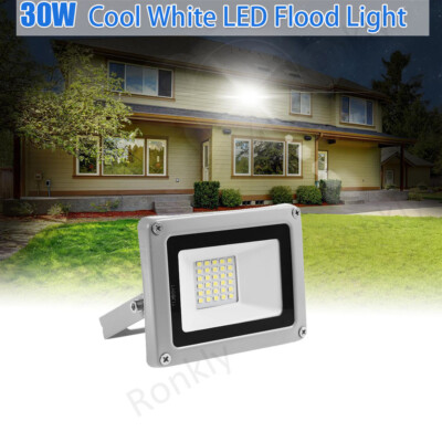 30W Watt LED Flood Light Garden Outdoor Lamp Yard Security Spotlight ...