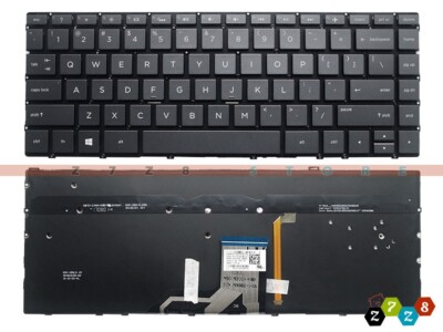 New HP ENVY 13-AC 13-AG 13-AF 13-CA TPN-C132 13-AD 13-AH Keyboard ...