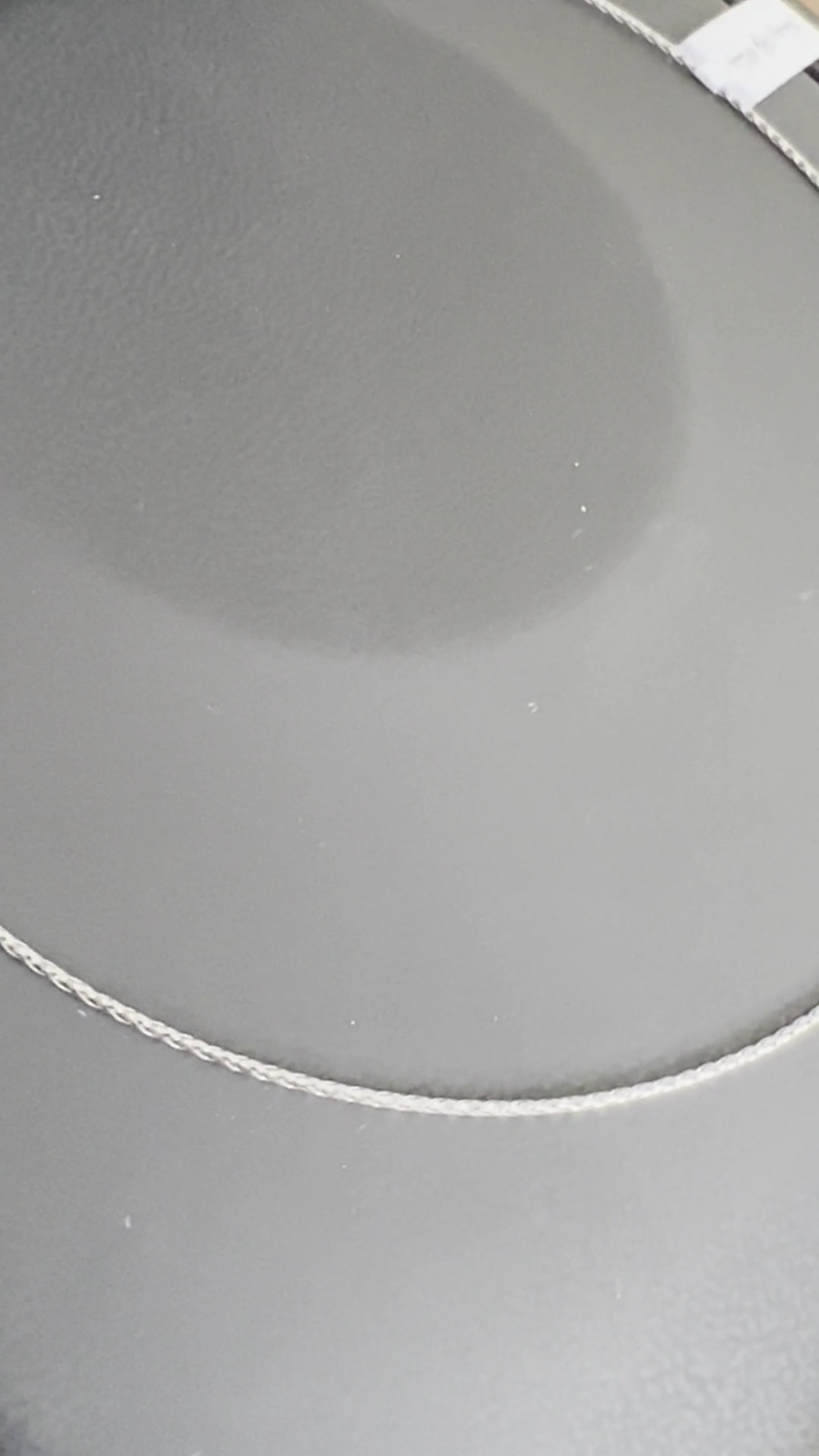 Fine New Solid 14K White Gold Sparkle Cable Wire Omega Collar Necklace ...