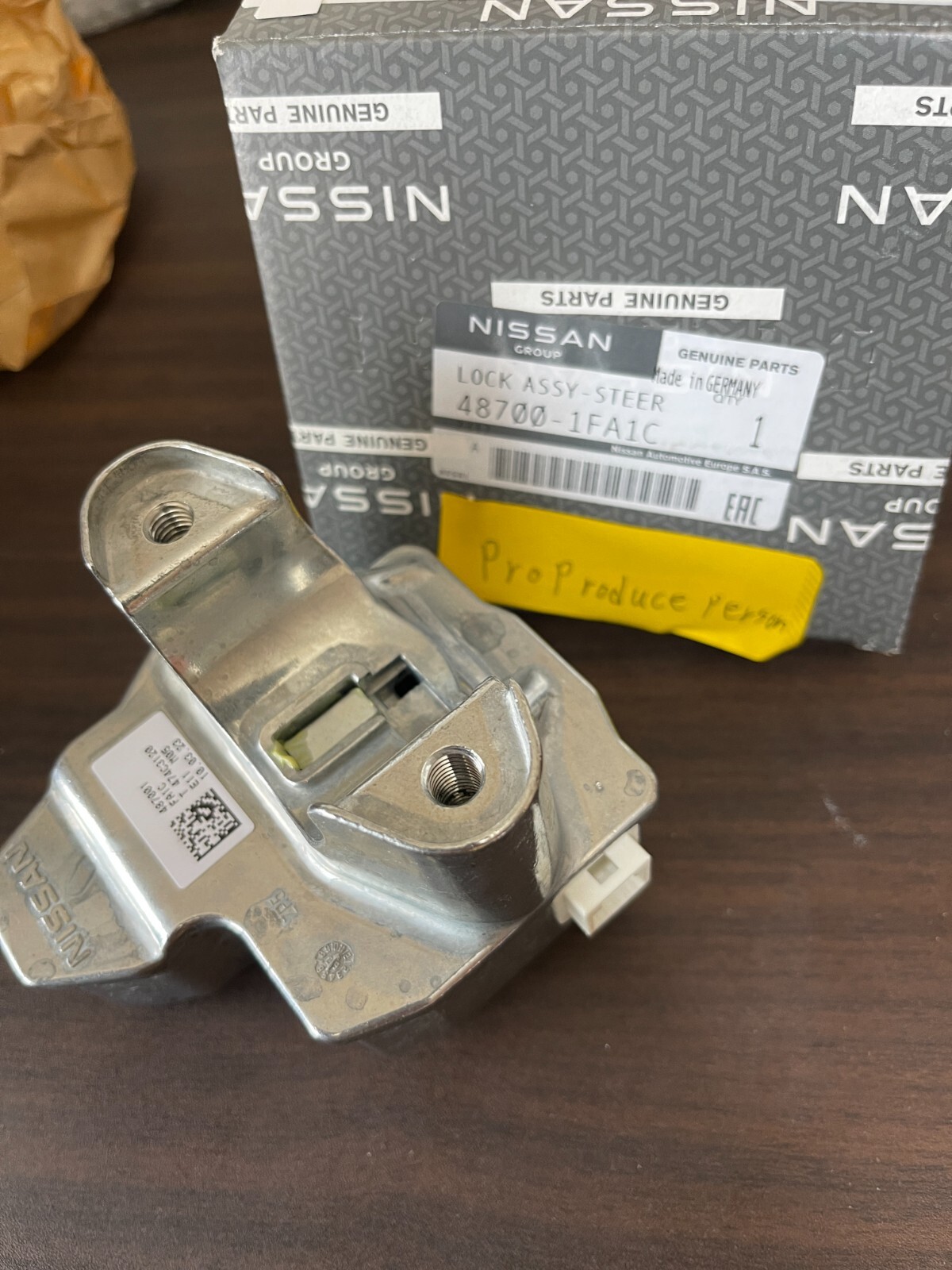 Genuine Nissan OEM Cube Steering Column Lock 48700-1FA1C 487001FA1C | eBay