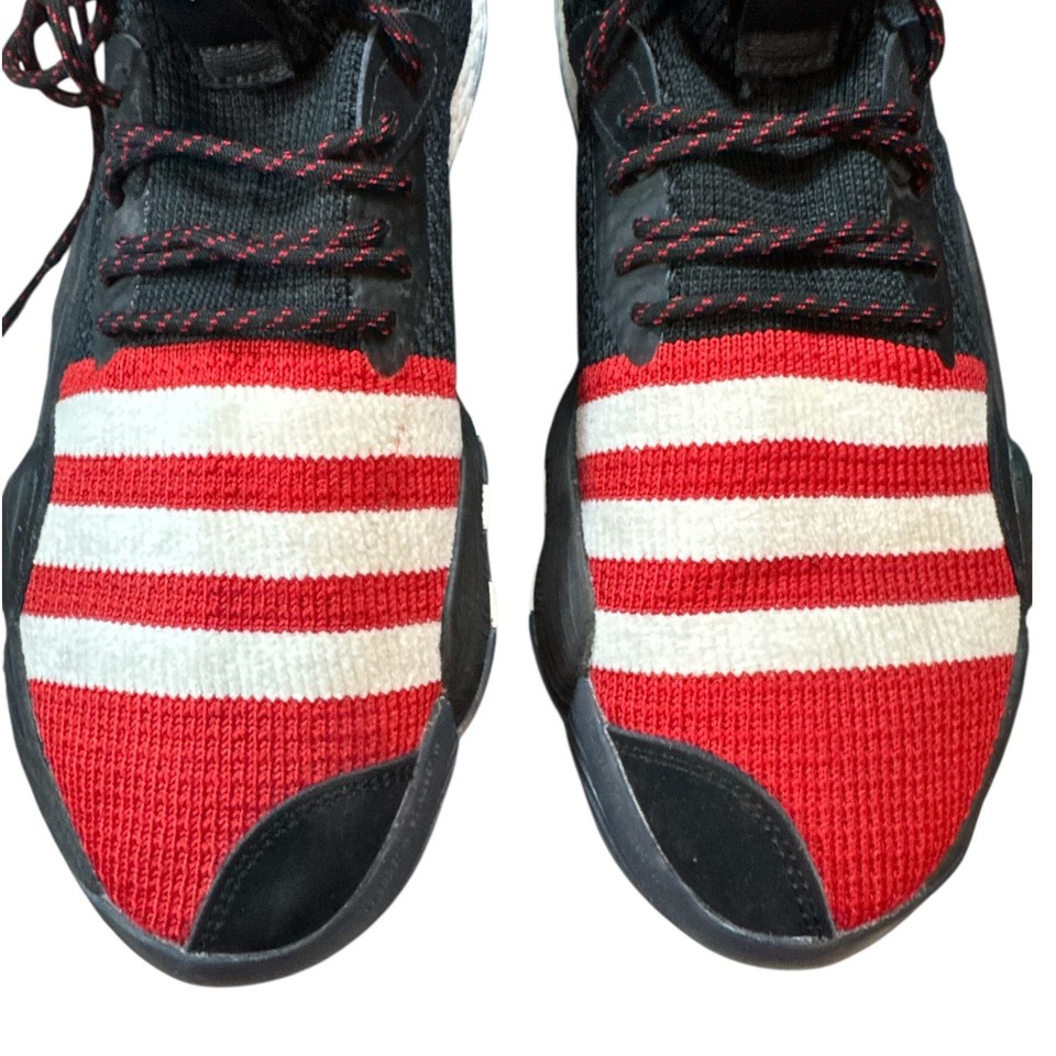 Adidas Dame 4 Collab Custom Meilin Men's 8.5 Red White Black Basketball ...