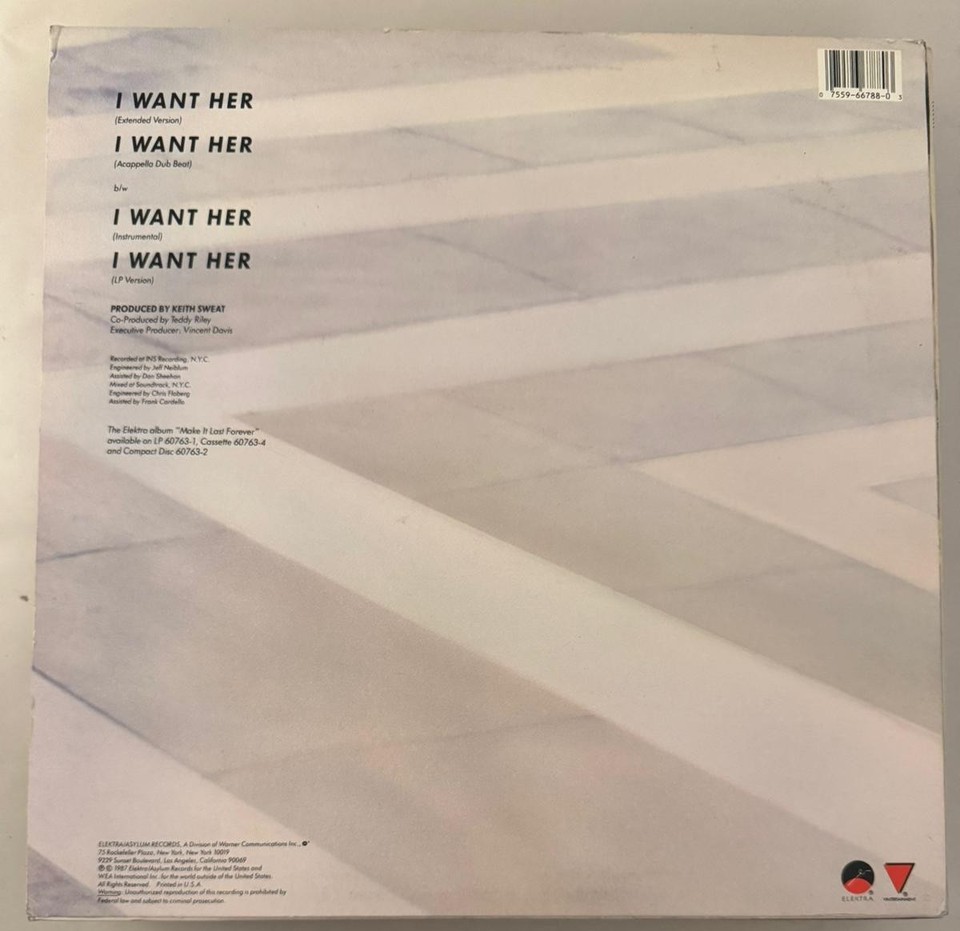 KEITH SWEAT – I WANT HER - VINYL EP BLACK - VG+ - A6 75596678803| eBay